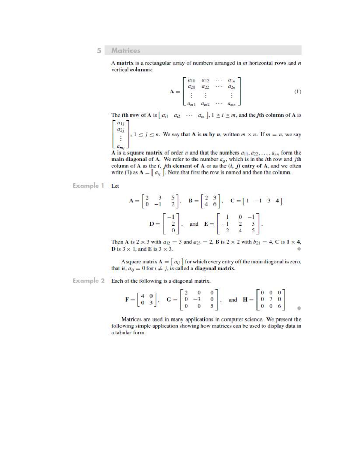 Matrices Lecture Notes: Understanding Basics and Properties - Studocu