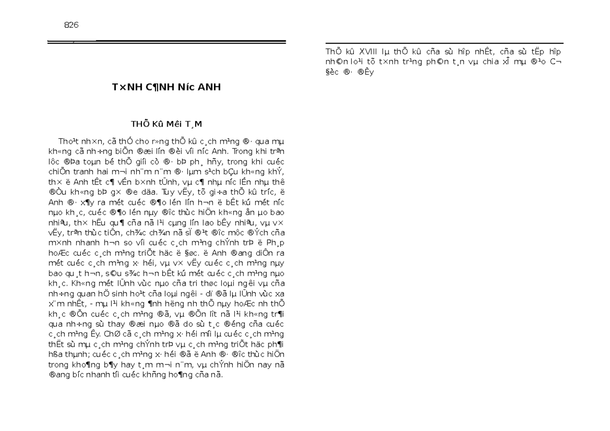 Tap01m28 - tltk - 85 T×nh c¶nh níc anh. thÕ kû mêi t ̧m 2 85 3 Ph. ̈ng-ghen T×NH C¶NH Níc ANH ...