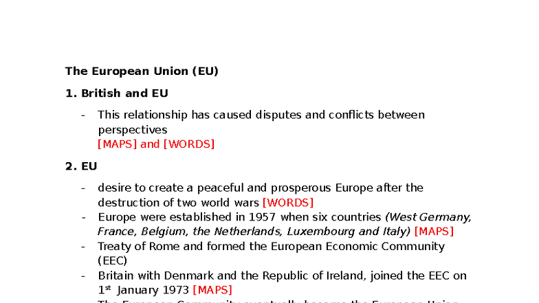 The European Union (EU) Overview: History, Institutions, and Challenges ...