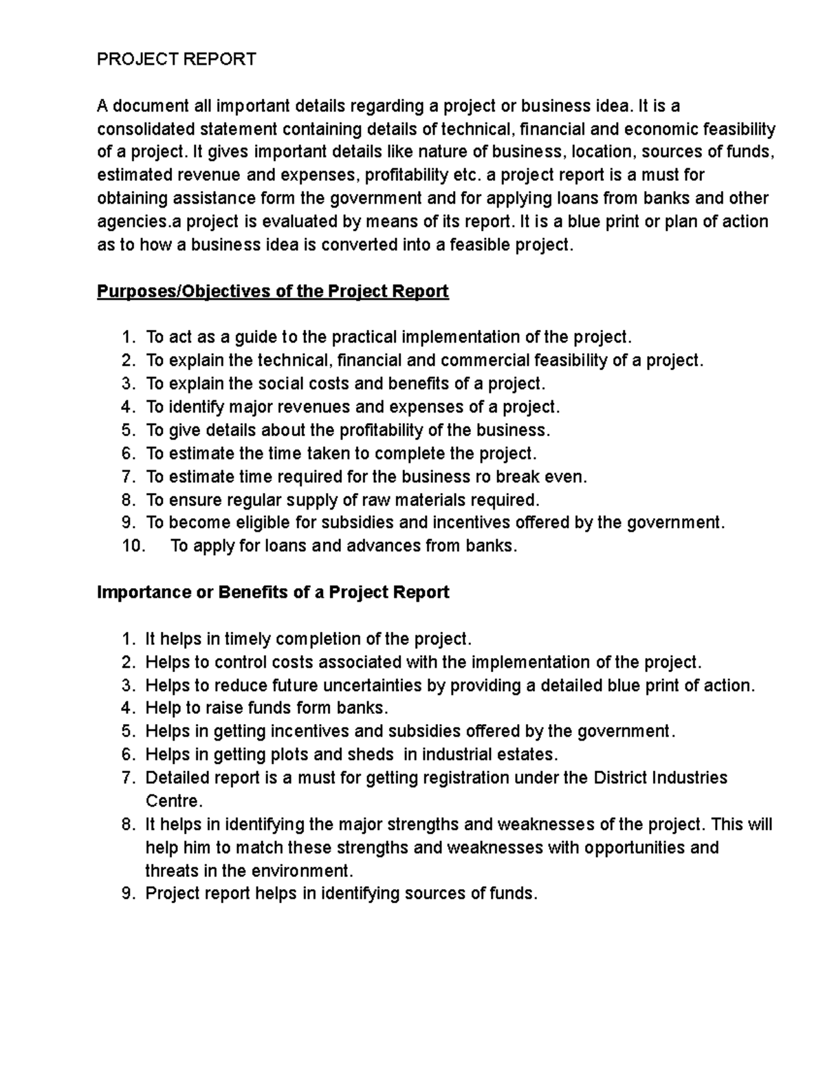 Entrepreneurship Development Project Report: Key Insights & Objectives ...