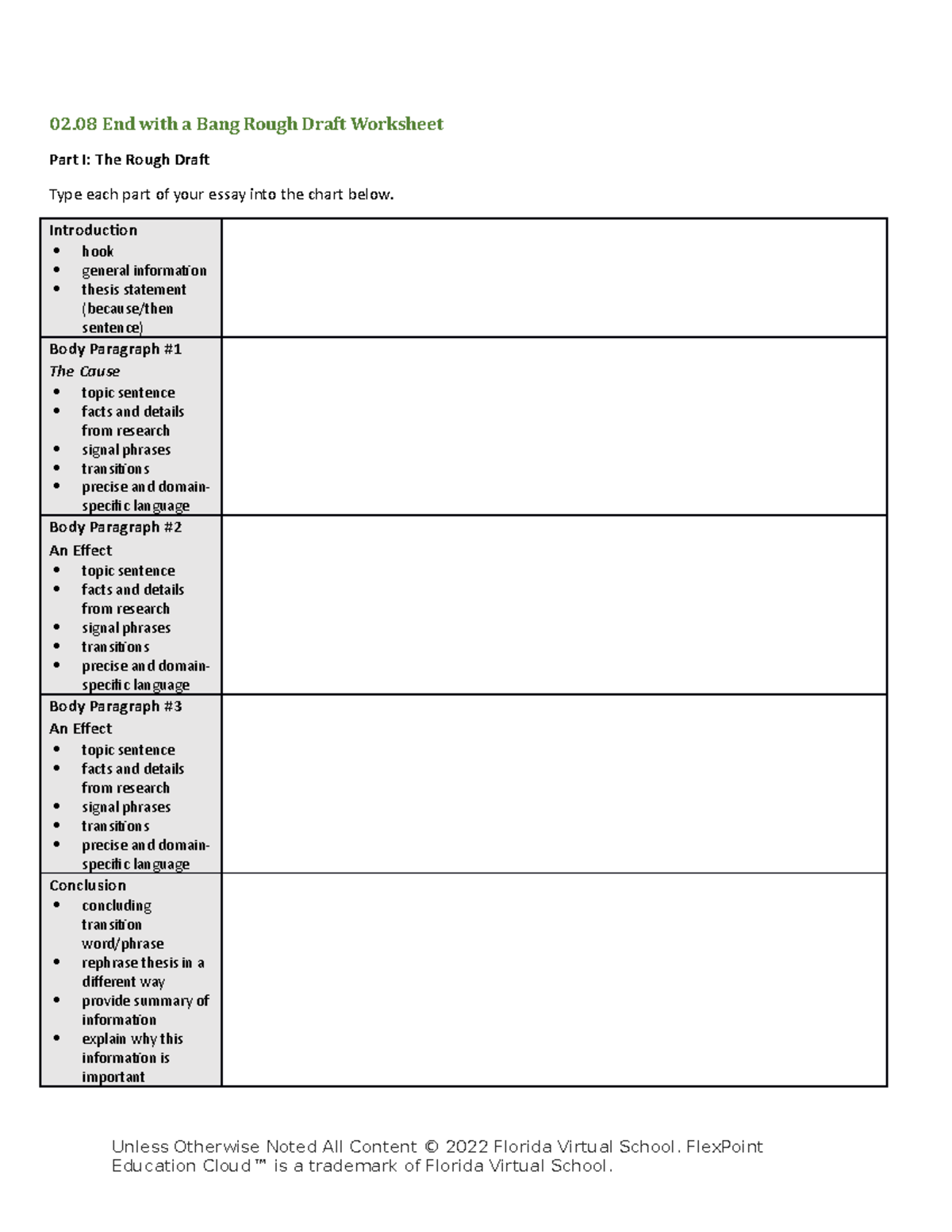 02 08 worksheet - trying to help others and myself. - 02 End with a ...
