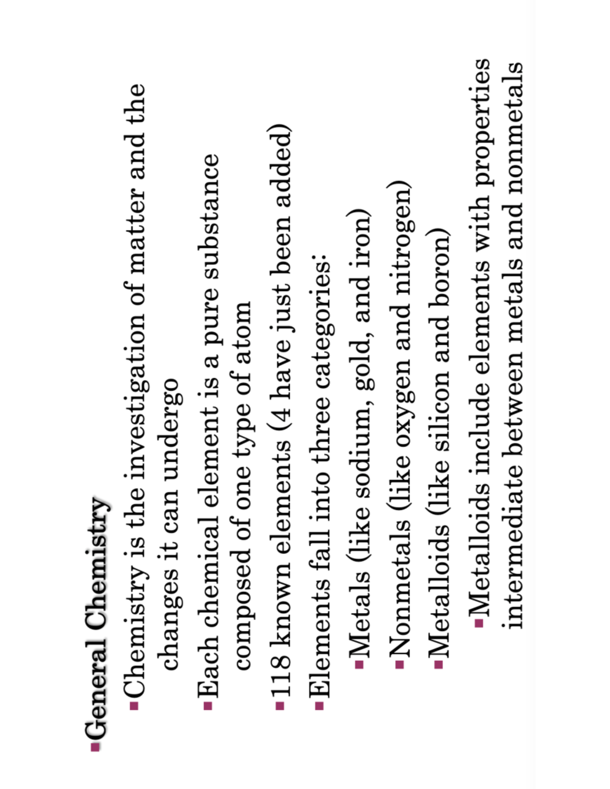S2 - chem notess - General Chemistry Chemistry is the investigation of ...