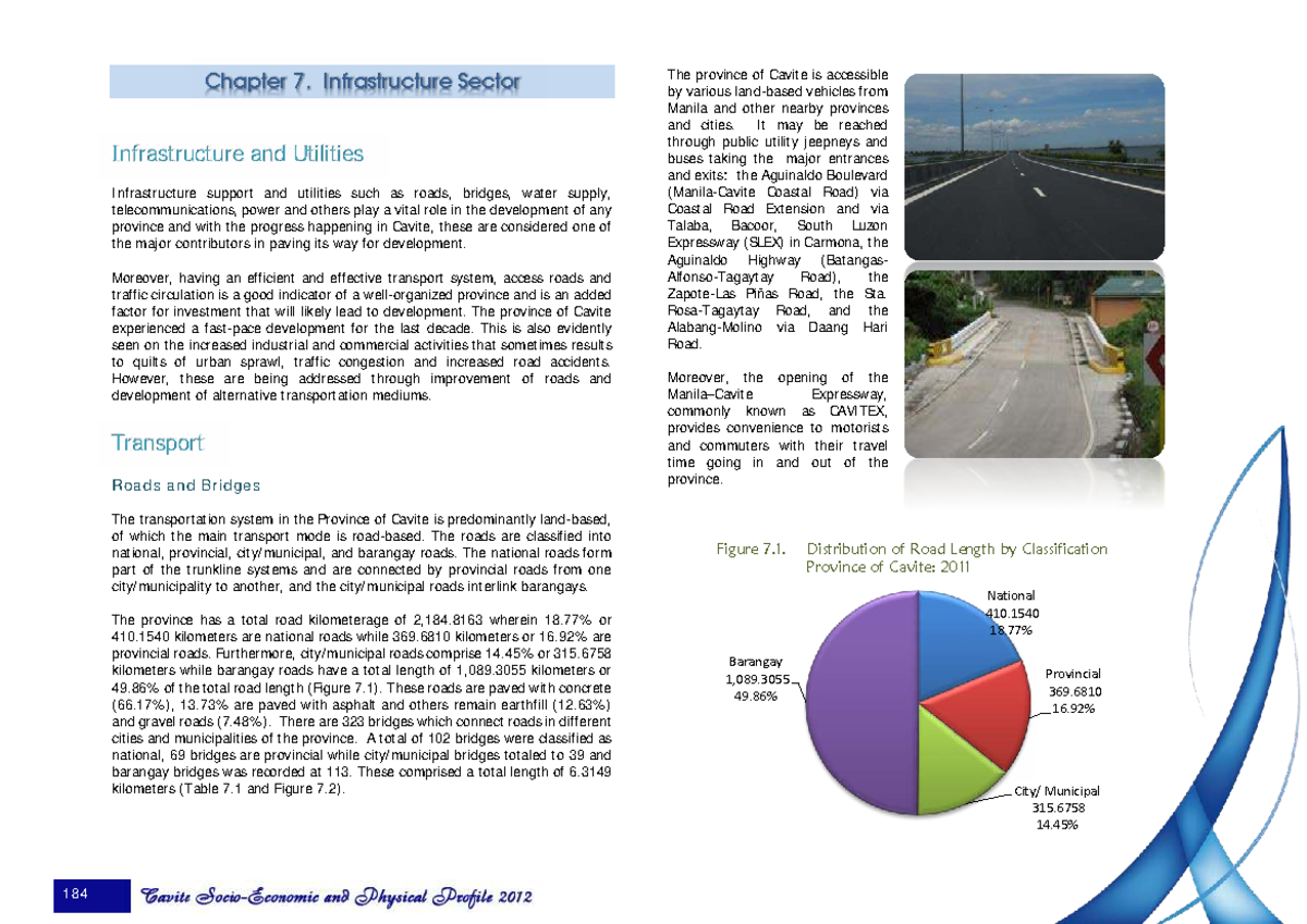 Chapter 7: Infrastructure and Utilities in Cavite Development - Studocu