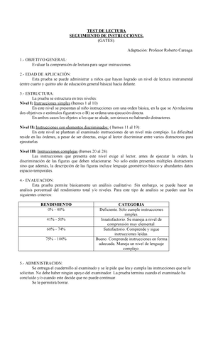 Test metropolitan manual y protocolo 1 - Metropilitan Readiness Test ...