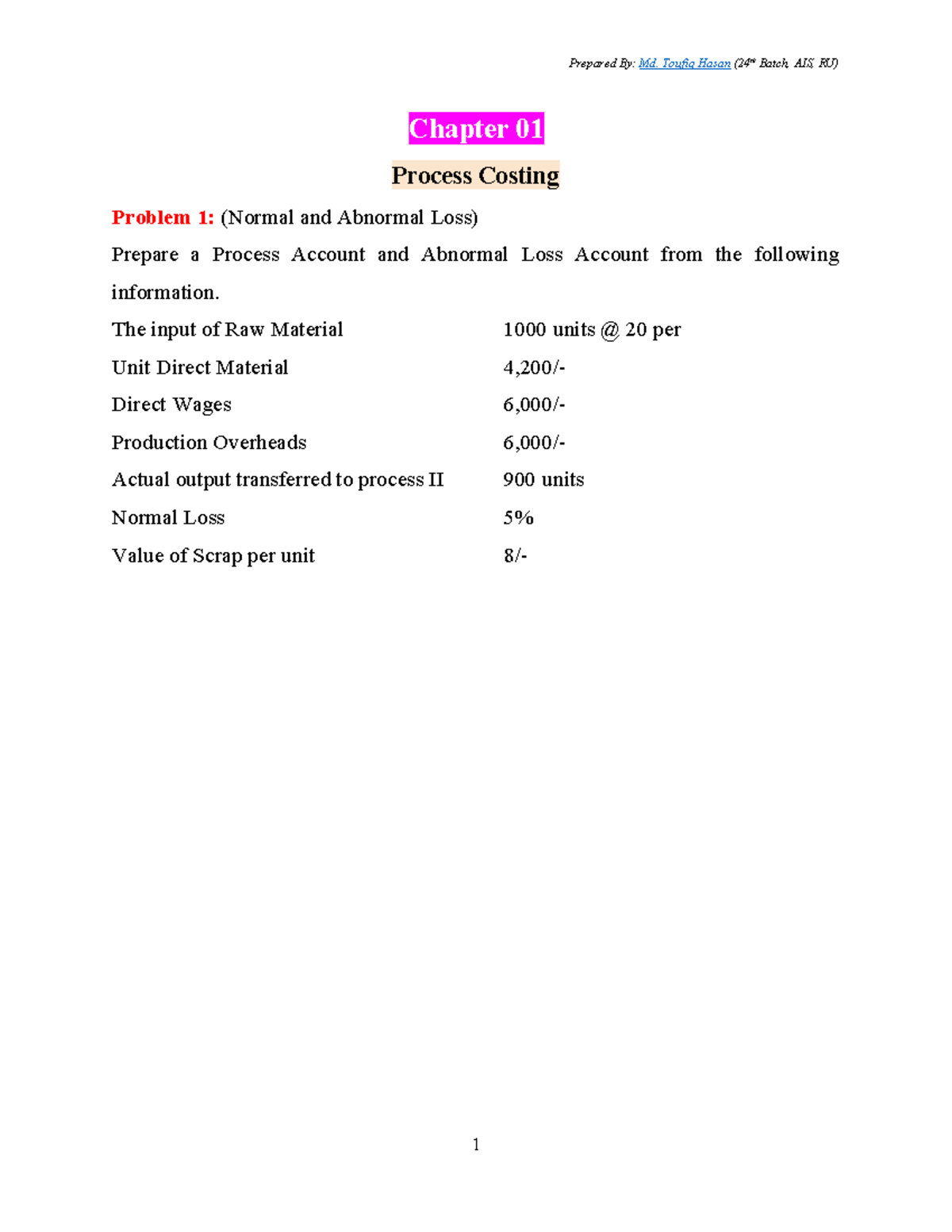 Financial Analysis of Fixed and Variable Overhead Variances in Costing (AIS, RU) - Studocu
