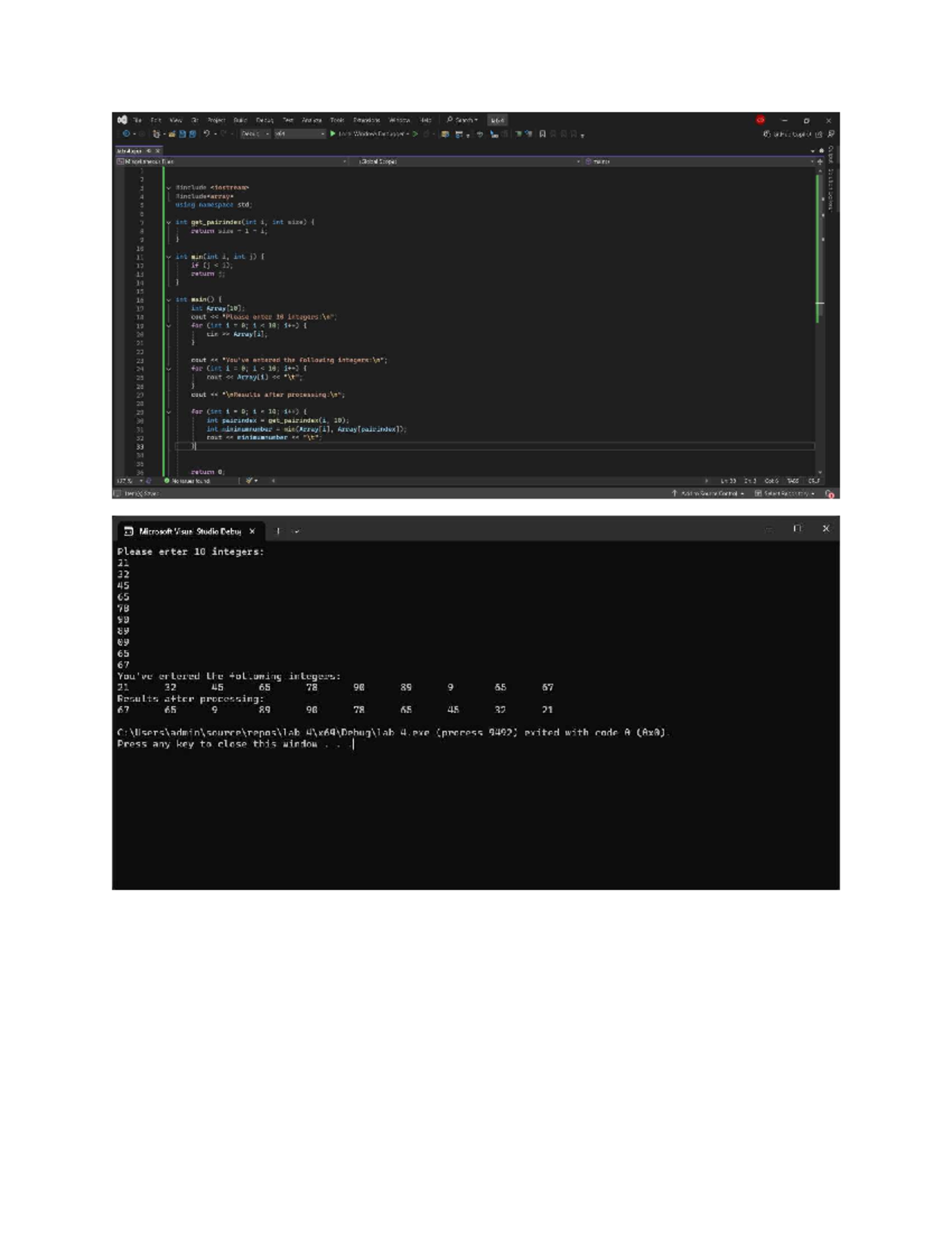 Lab 4 - CO X 50: Debugging and Analyzing C++ Code - Studocu