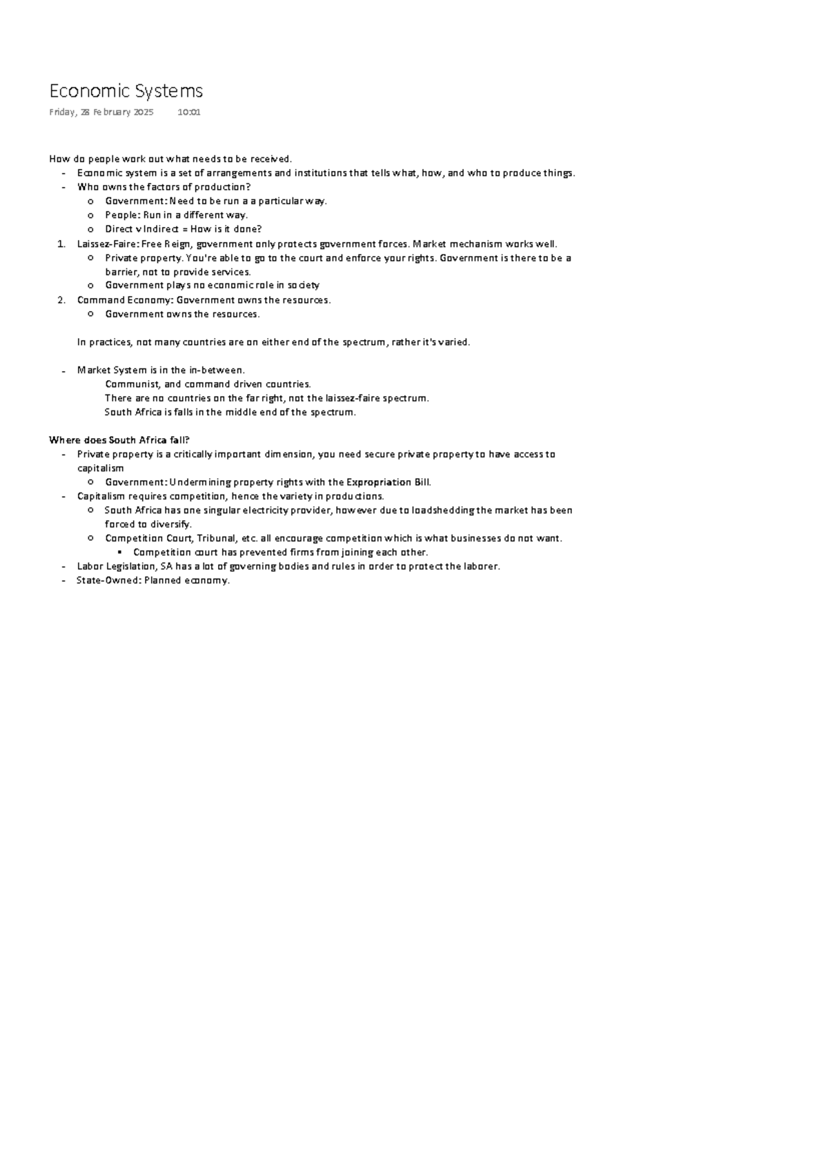 ECON 101: Understanding Economic Systems and Their Functions - Studocu
