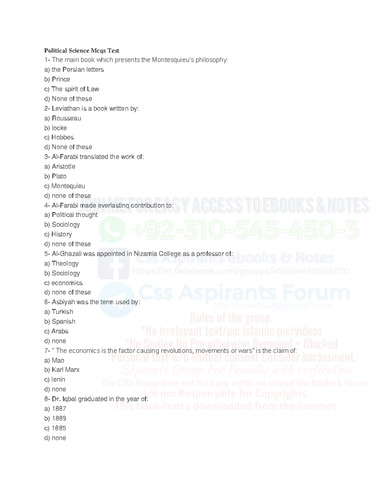 TOLC E Entrance Exam: 36 Practice Questions for Success - Studocu