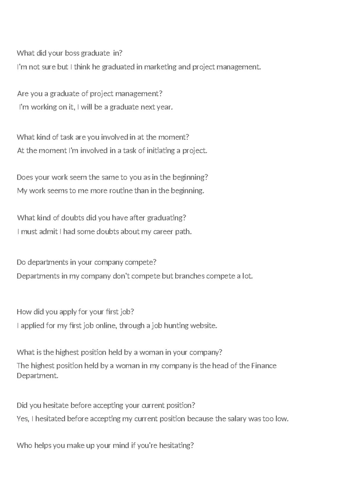 U1 - Communication: Insights on Career Paths and Job Applications - Studocu