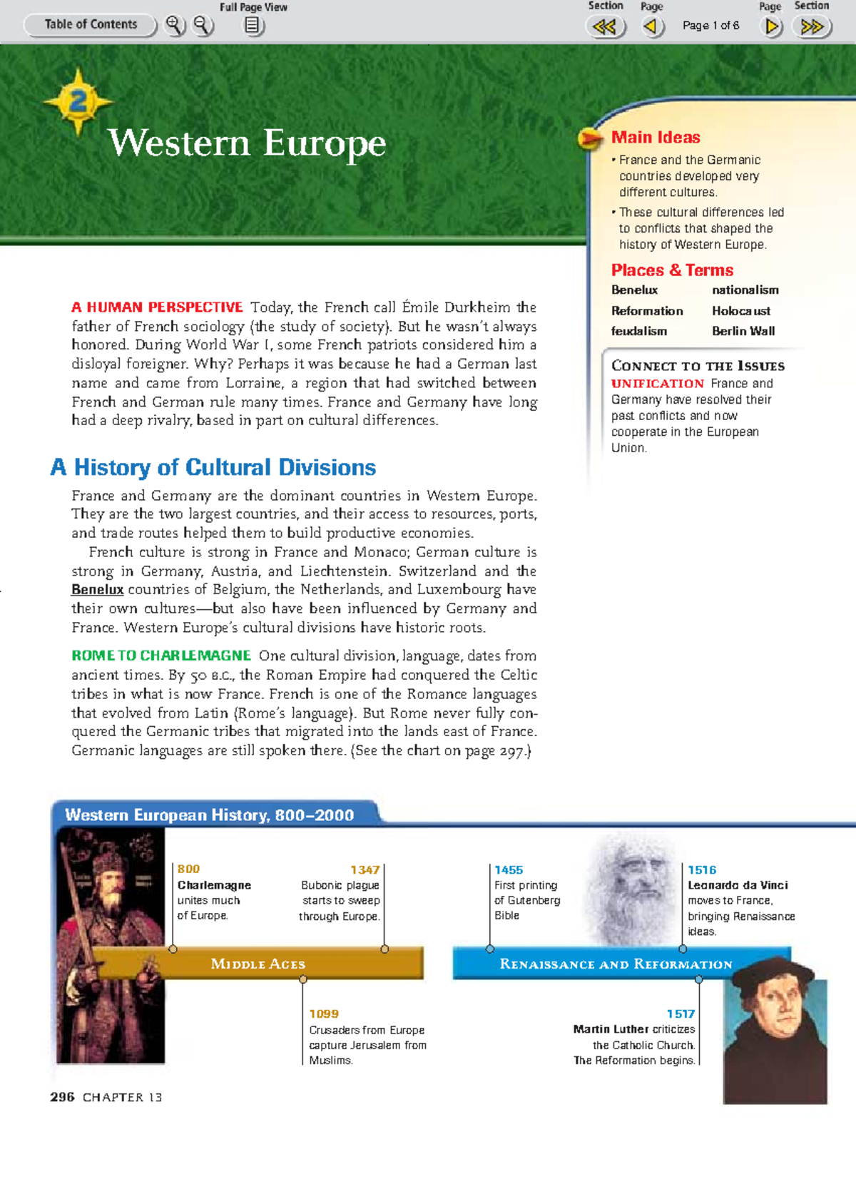 Western Europe: Nationalism, History, and Modern Conflicts (Ch. 13) - A ...