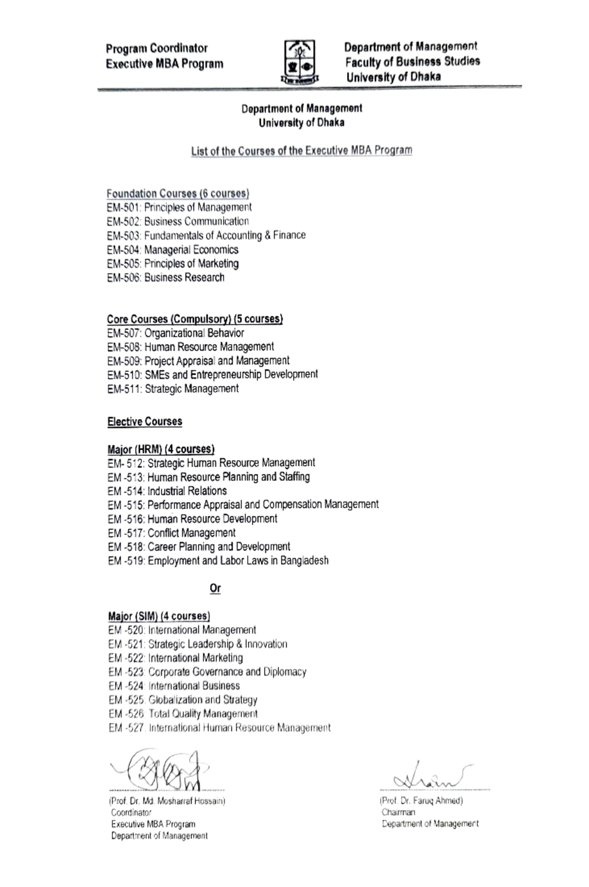 Executive MBA & Evening MBA DU (FBS) Admission Test Qs Overview - Studocu