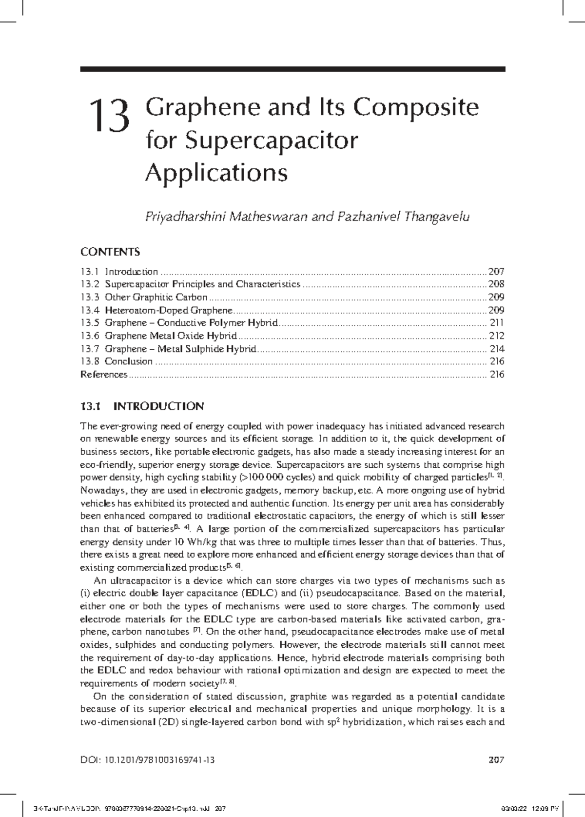 Graphene and Its Composites for Supercapacitor Applications (SC) - Studocu