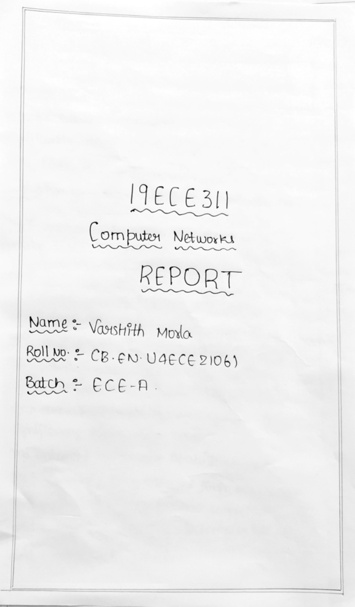 CN Final - This is my computer networks assignment - electronics and ...