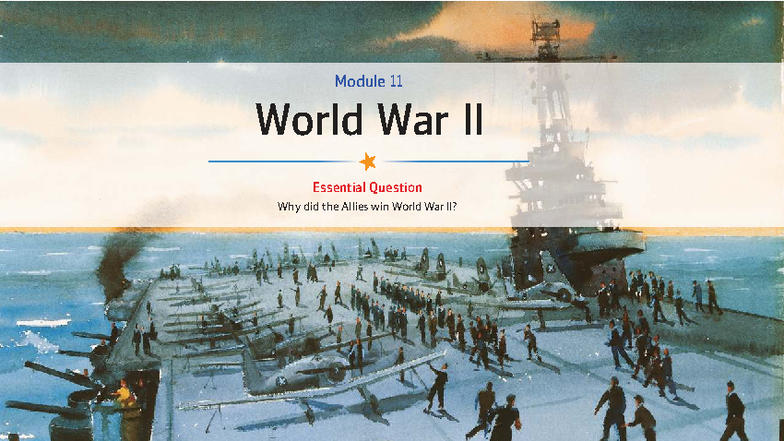 Module 11: The Allies' Victory in World War II - Key Insights - Studocu