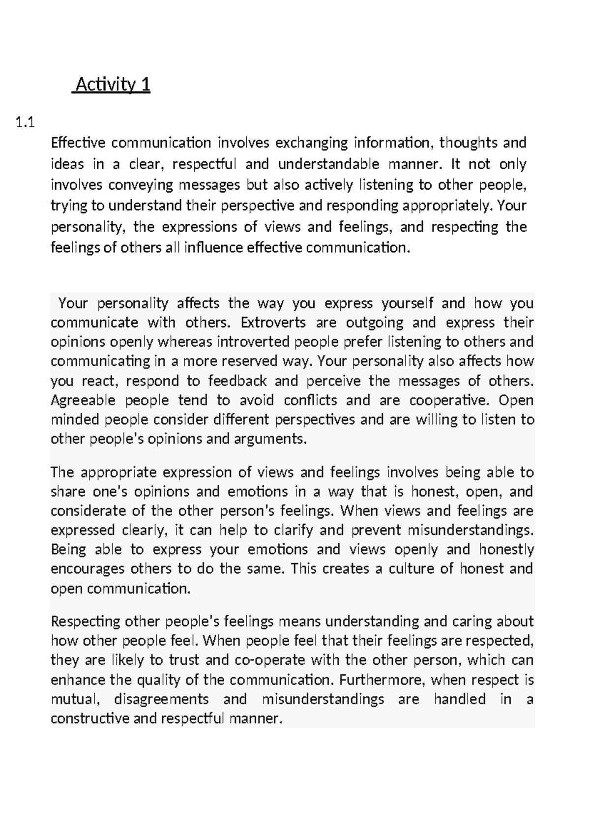 Effective Communication Skills and Conflict Resolution Techniques - Studocu