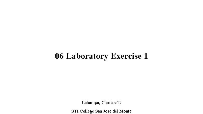 BSIT 501 Lab Exercise 1: Analyzing Enterprise Architecture Model - Studocu