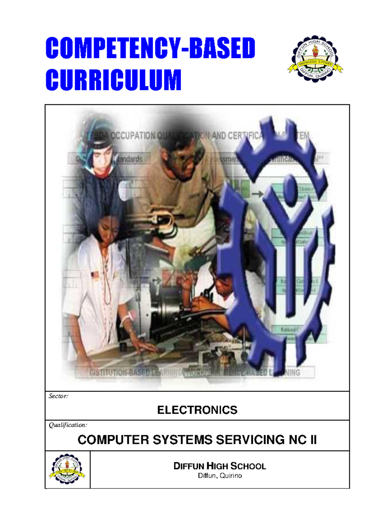 CBC CSS NCII - Computer Systems Servicing Curriculum Guide - Studocu