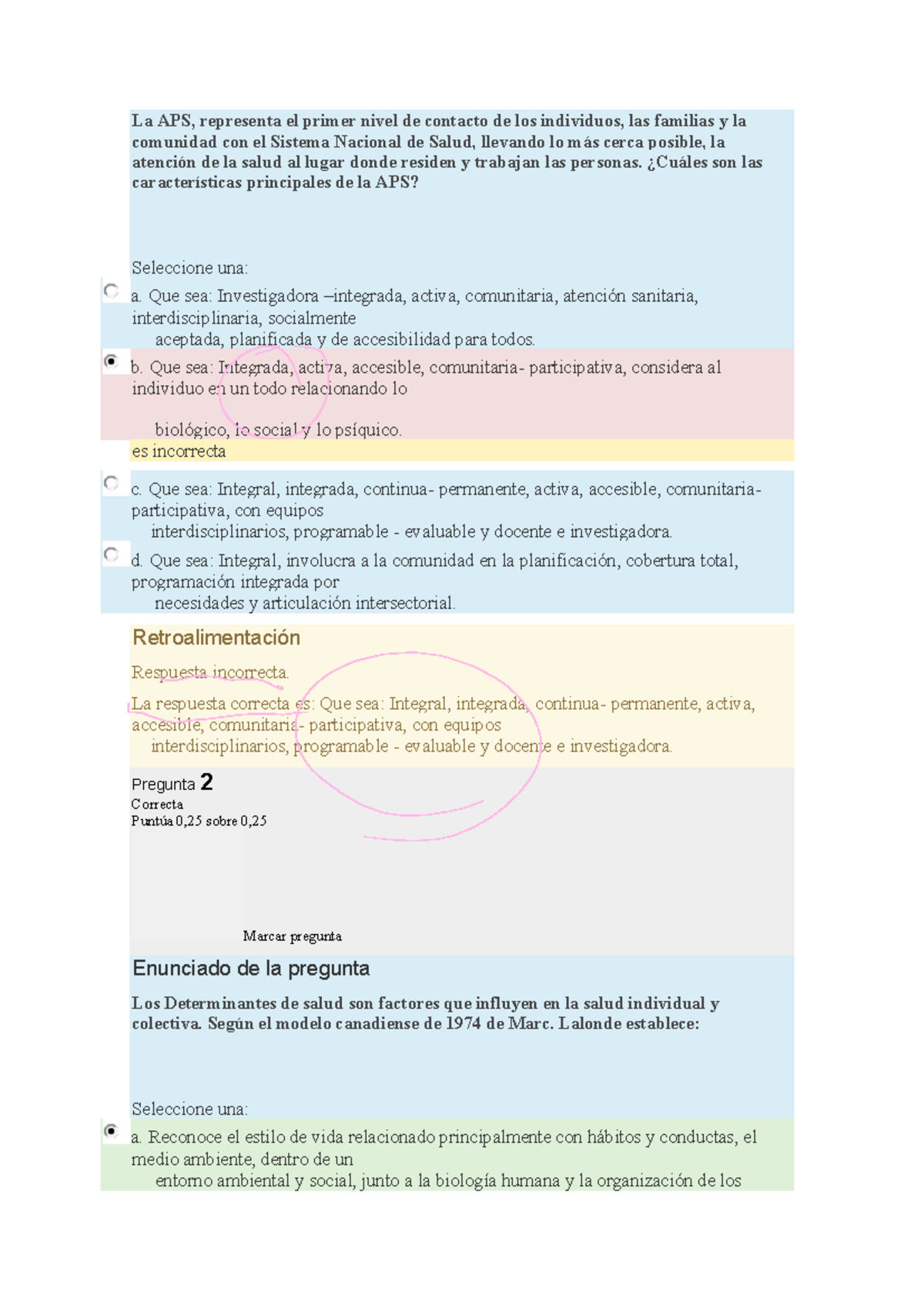 Final Exam: La APS y sus Principios - Clase de APS - Studocu