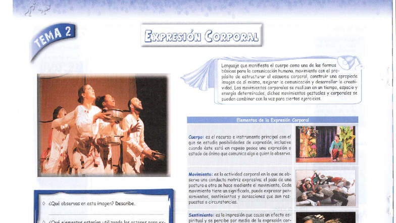 Expresion Corporal - observas en esta imagen? Describe. elementos ...
