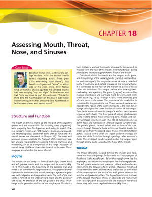 Assessing Ears - CHAPTER 17 Assessing Ears Structure and Function The ear is the sense organ of ...