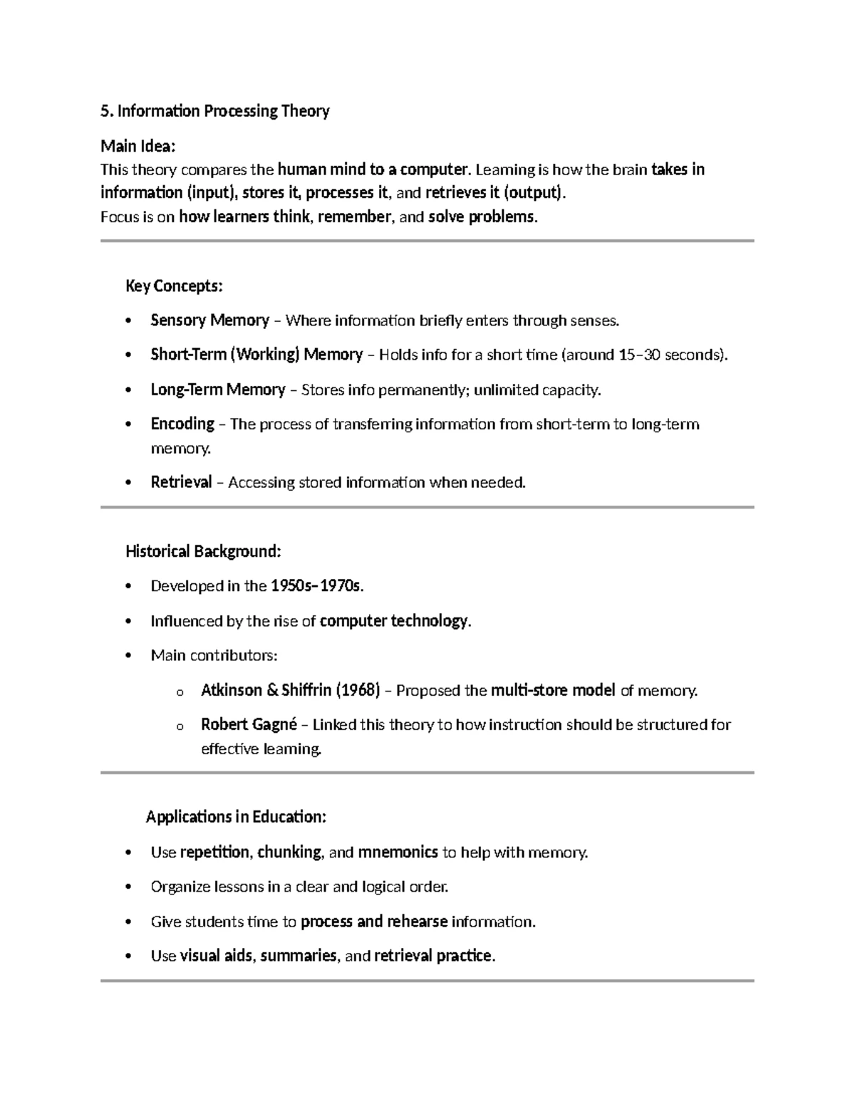 4. Social Learning Theory: Key Concepts and Applications - Studocu