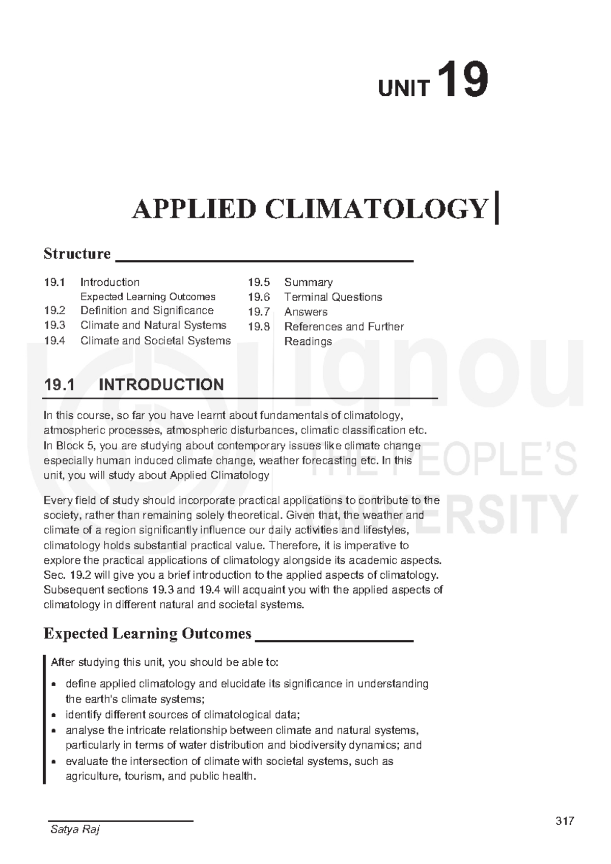 Applied Climatology (Unit 19): Understanding Climate's Impact on ...