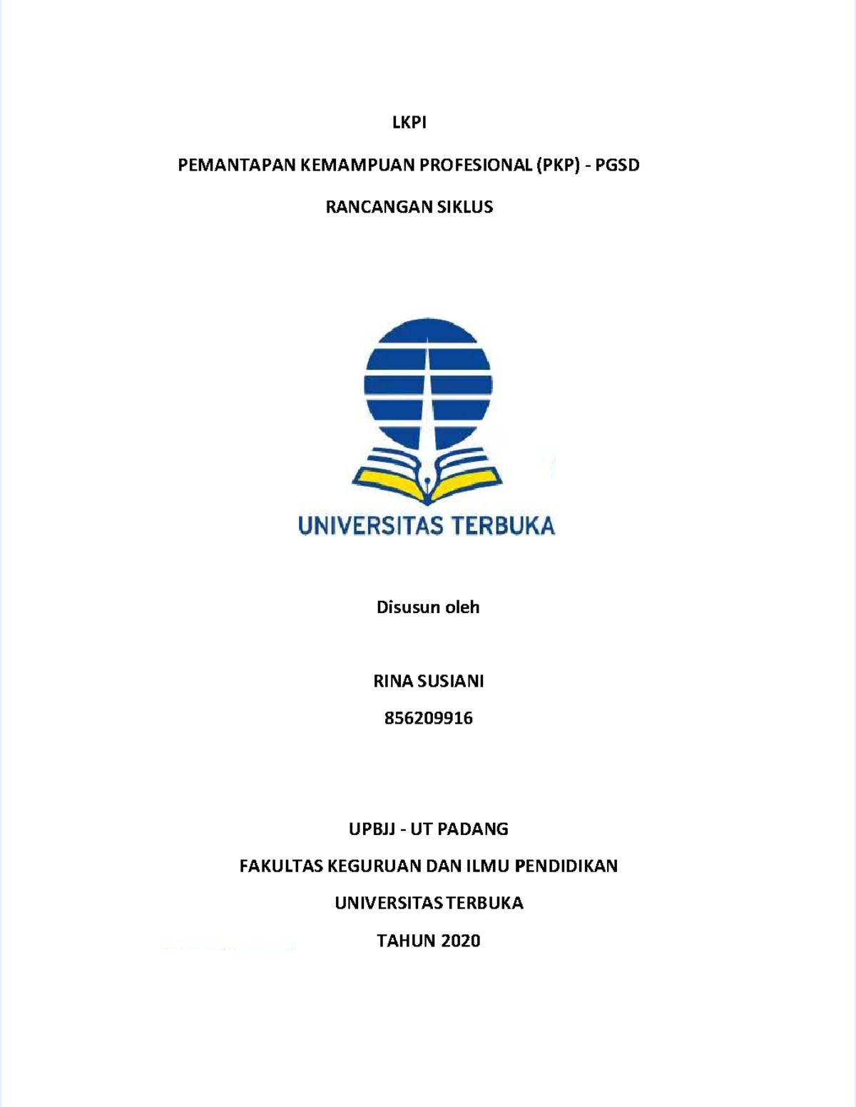 Tutorial 3: PKP Rancangan Satu Siklus - Pdf by Rina Susiani - Studocu