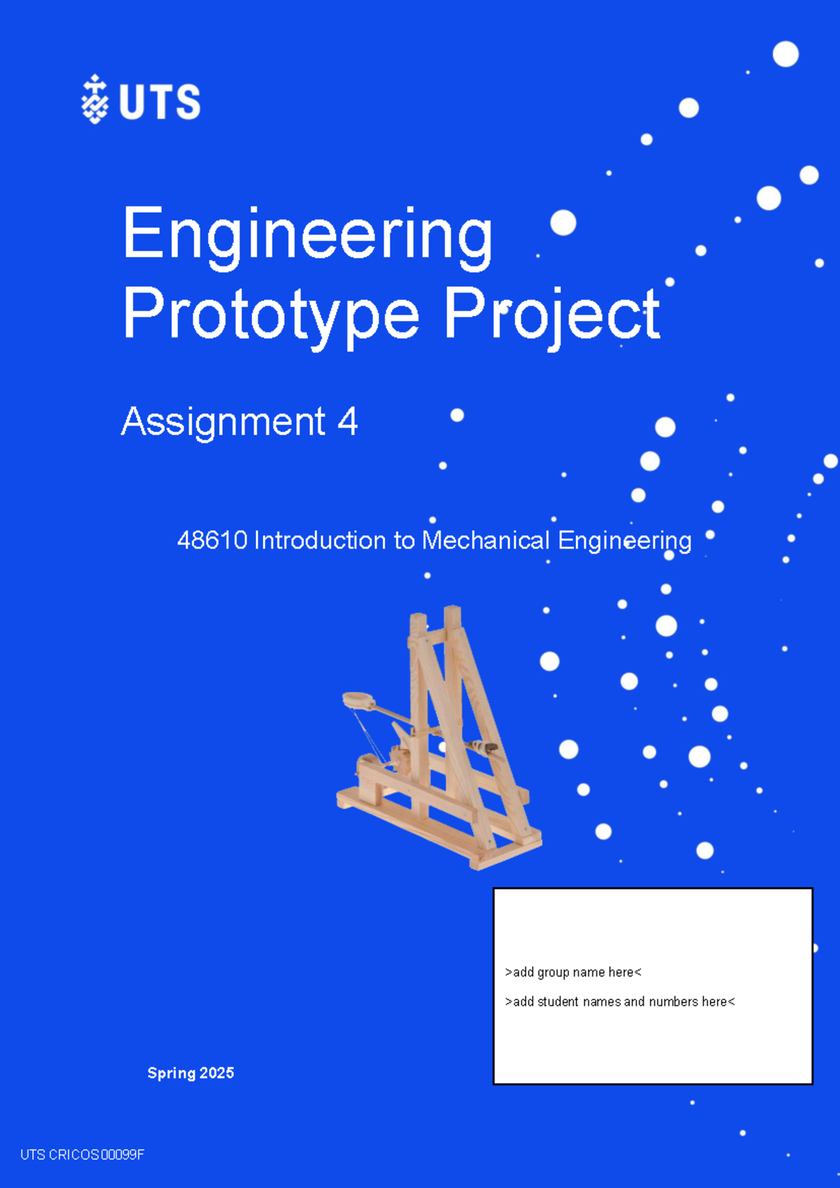 48610 - Assignment 4 - EPP Detailed Design Report Template - Studocu