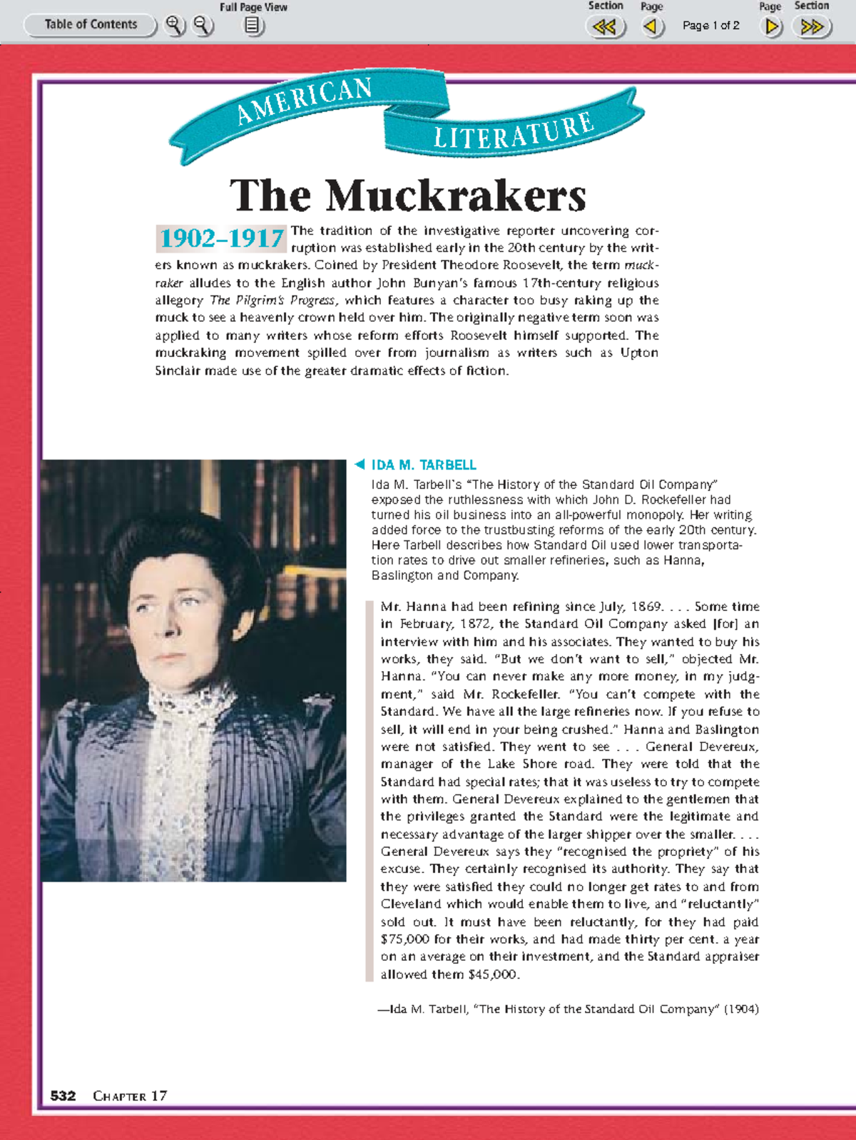 The Muckrakers: Investigative Literature from the Progressive Era - Studocu