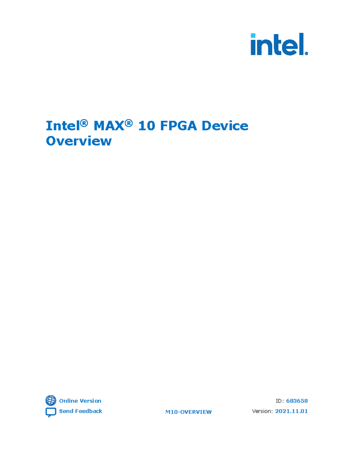 M10 overview-2401081 - computer science (CSC303) - Edit - Intel ® MAX ...