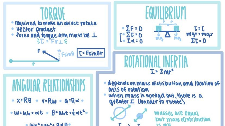 Torque Equilibrium and Rotational Inertia - Phys Sheet 2 - Studocu