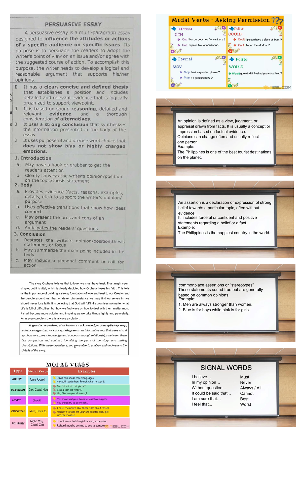 English 10 Q2 Summary: Modal Verbs & Persuasive Essay Techniques - Studocu