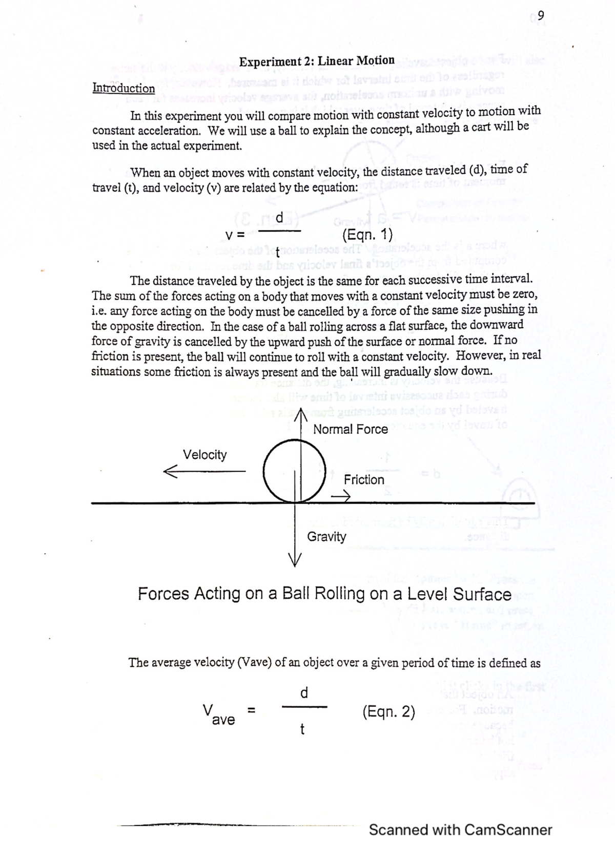Linear Motion Lab Report: Comparing Constant Velocity and Acceleration ...
