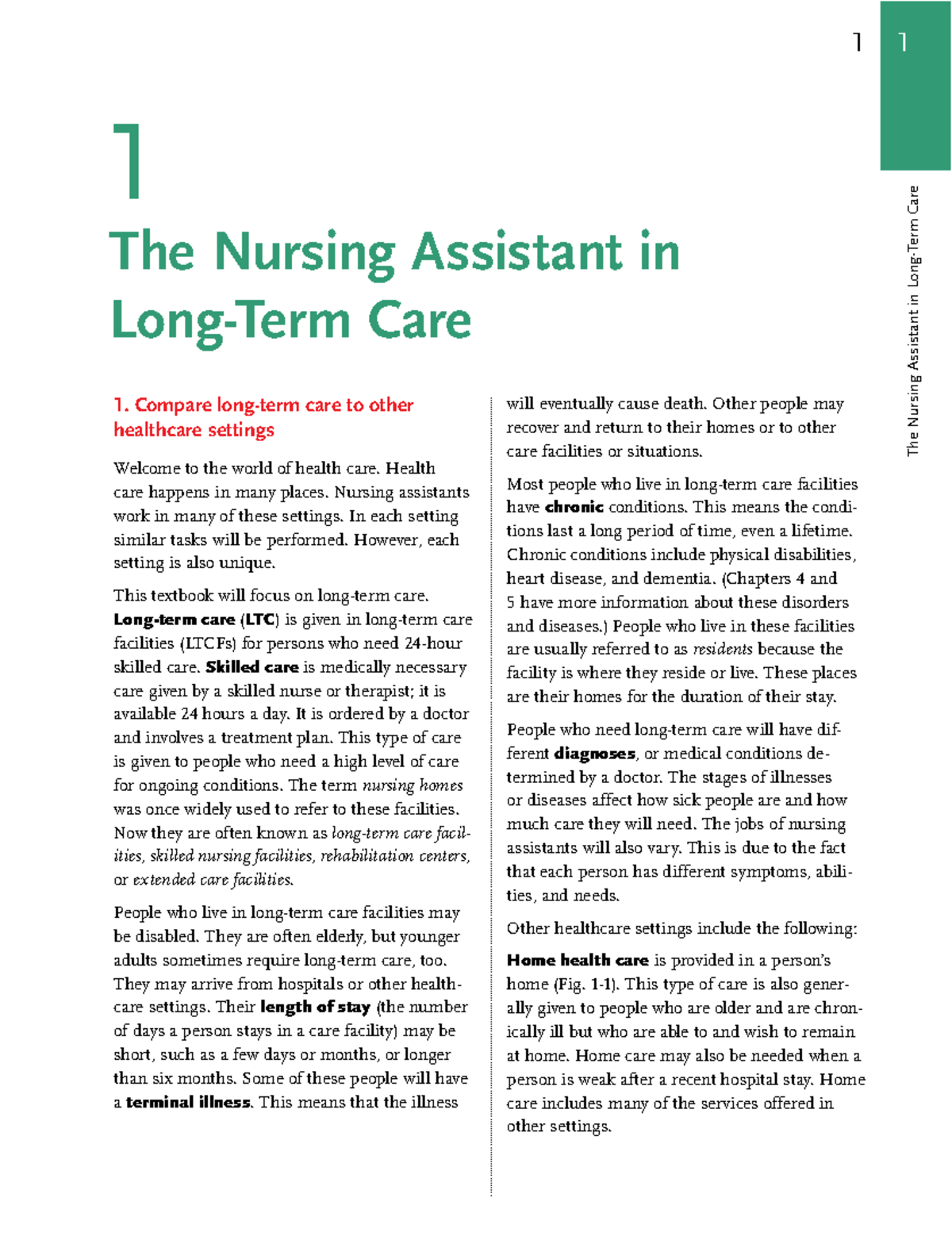 Nursing Assistant Responsibilities and Resident Care Basics (LTC 101 ...