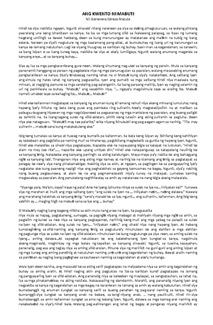 Titik S Worksheet WITH Answer KEY - Ang Titik Ss a b c a b c a ...