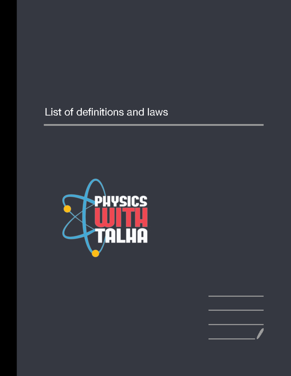 A2 Physics Definitions and Laws - Study Guide 2023 - Studocu