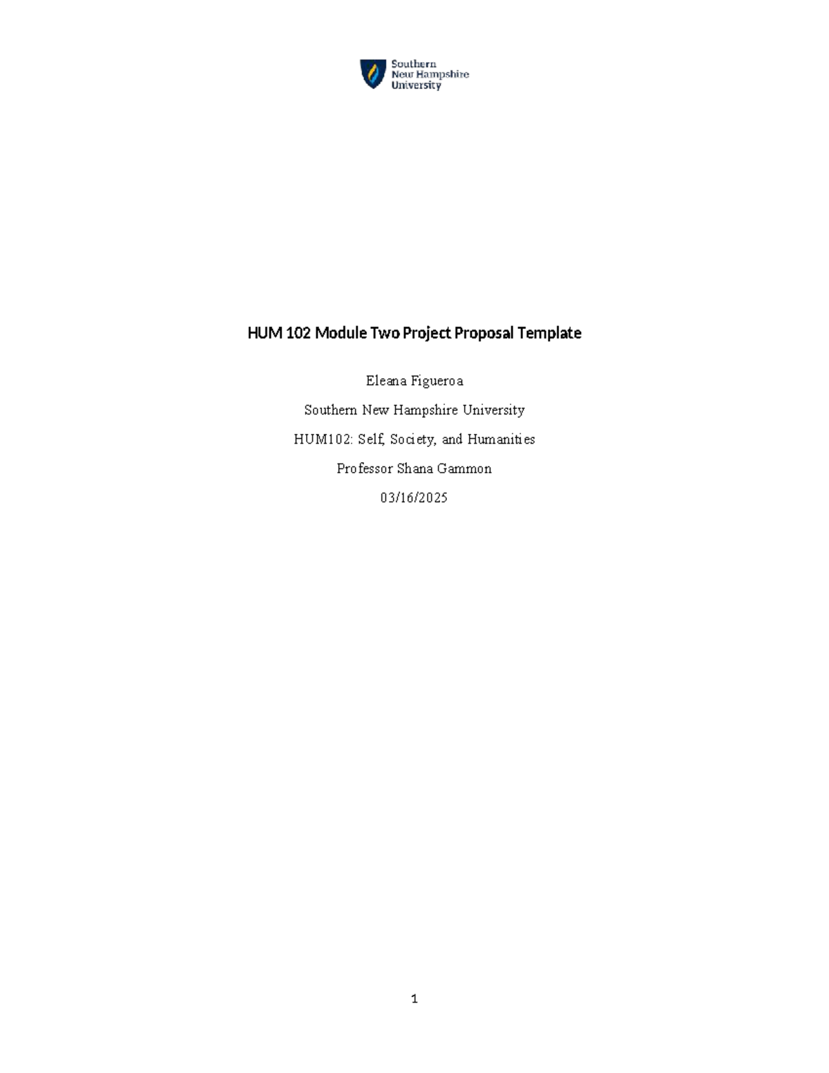 HUM 102 Module Two Project Proposal: Exploring Mental Health Through ...