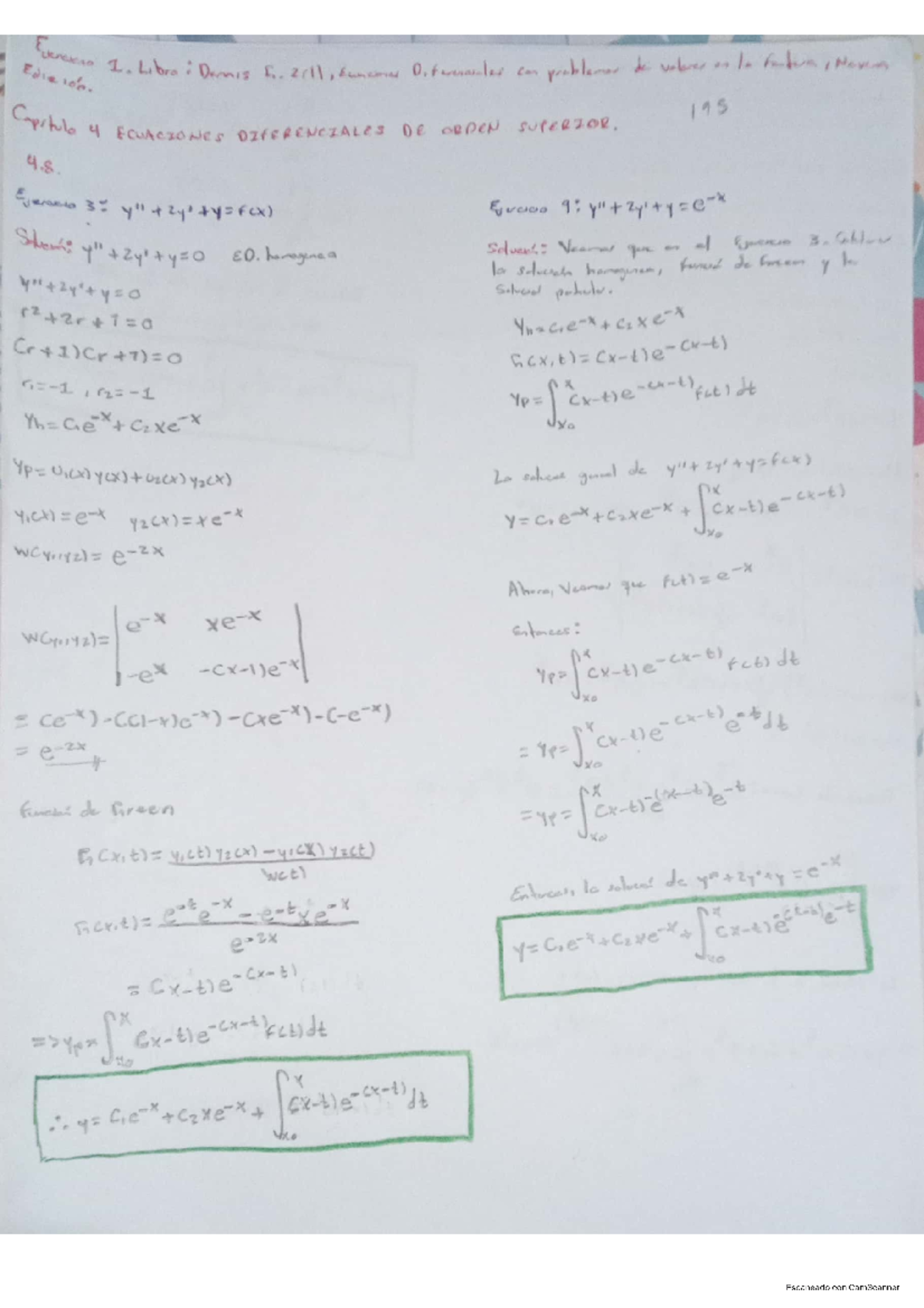 Tarea 4 EDO Calderon Fernando - Ecuaciones Diferenciales - Studocu