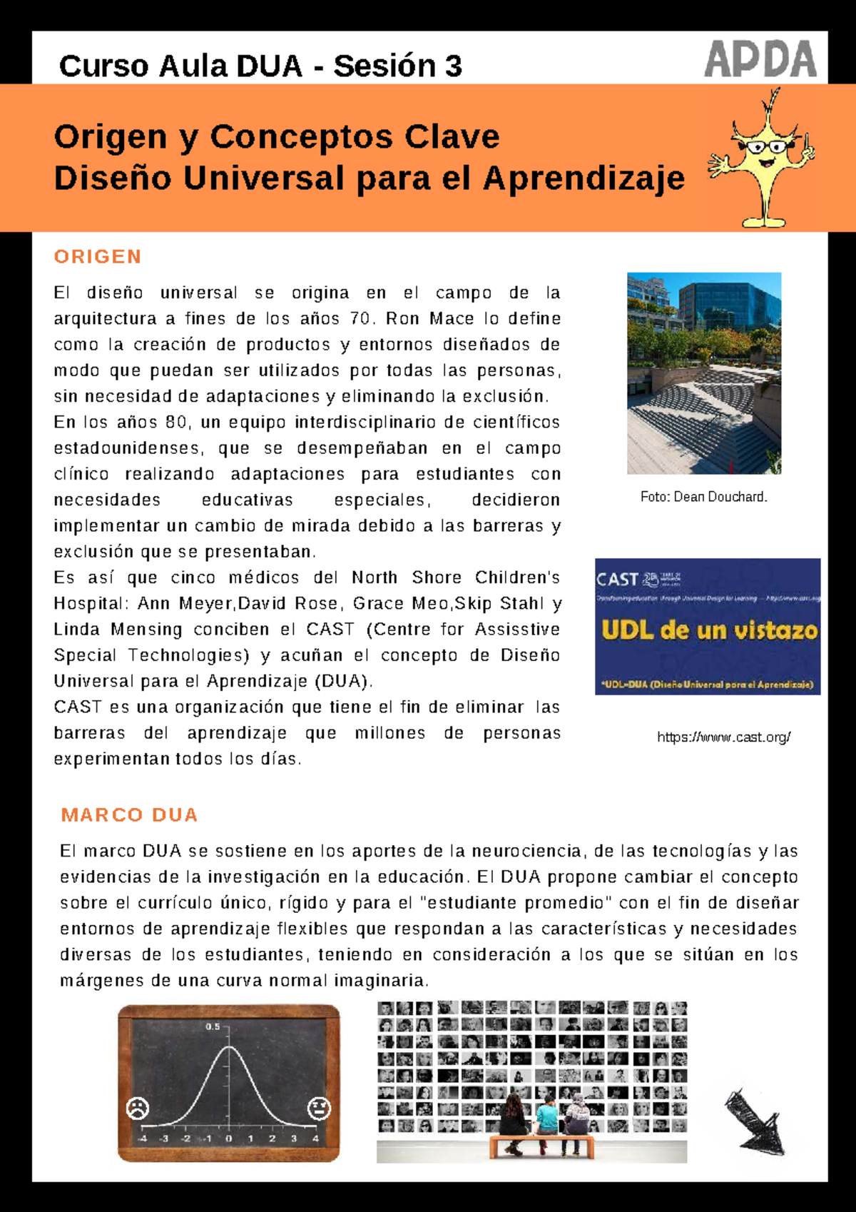 Origen y Conceptos Clave del DUA en el Curso Aula DUA - Sesión 3 - Studocu