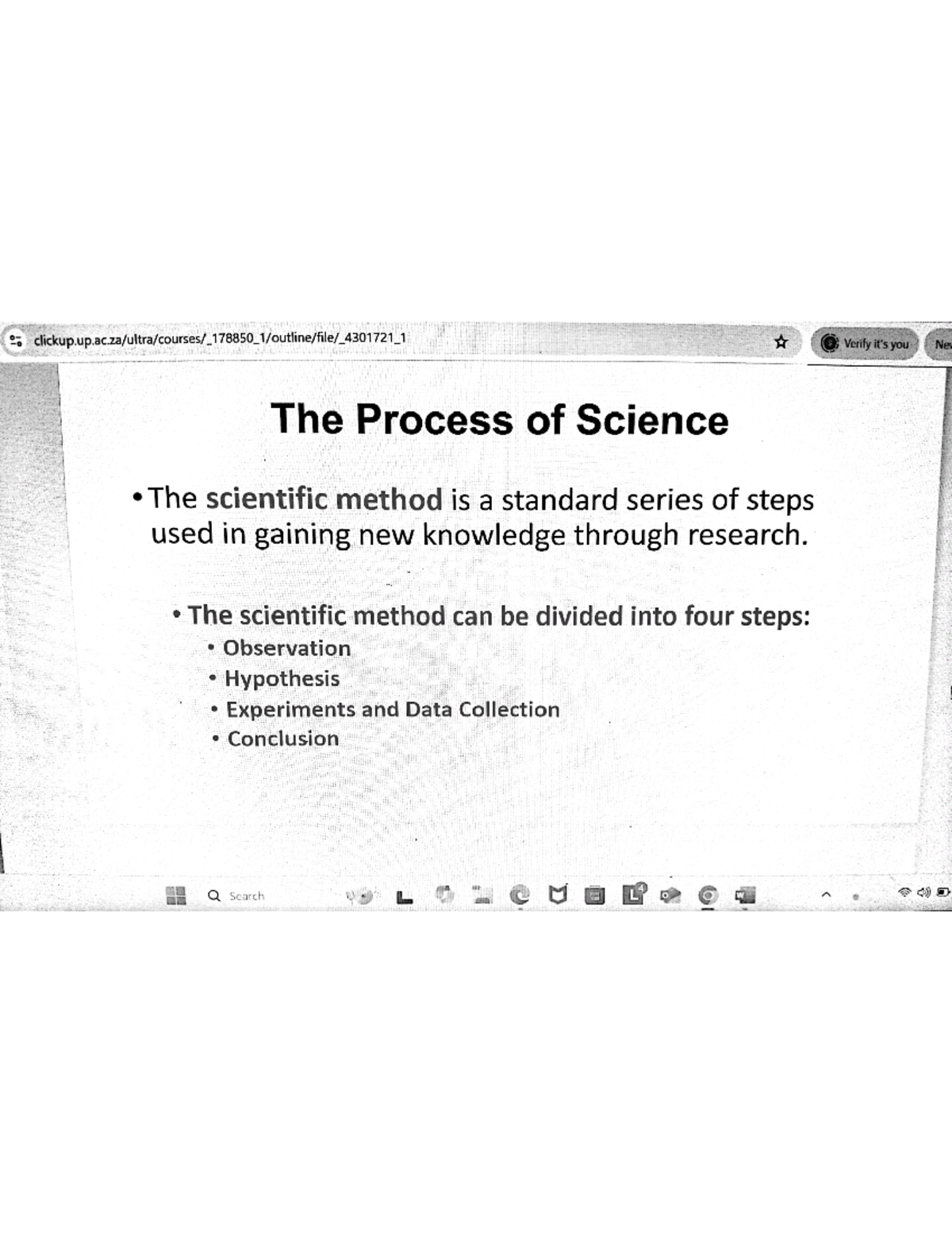 Biology 101 - Scientific Method & Characteristics of Life Notes - Studocu