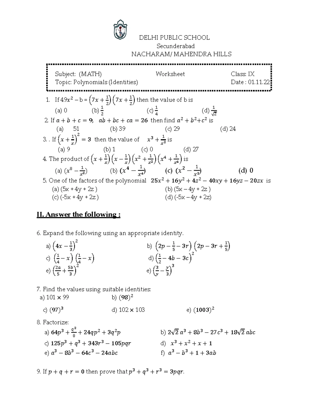 STD.X Maths Standard Exam QP CODE 1 - Comprehensive Assessment Guide - Studocu