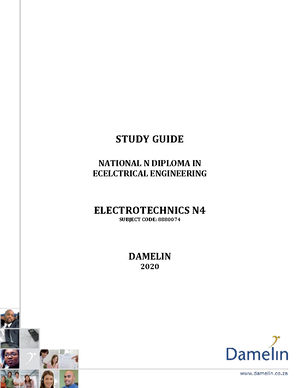 Study Notes - DC Machines - STUDY NOTES ELECTROTECHNICS N Week 3 DC ...