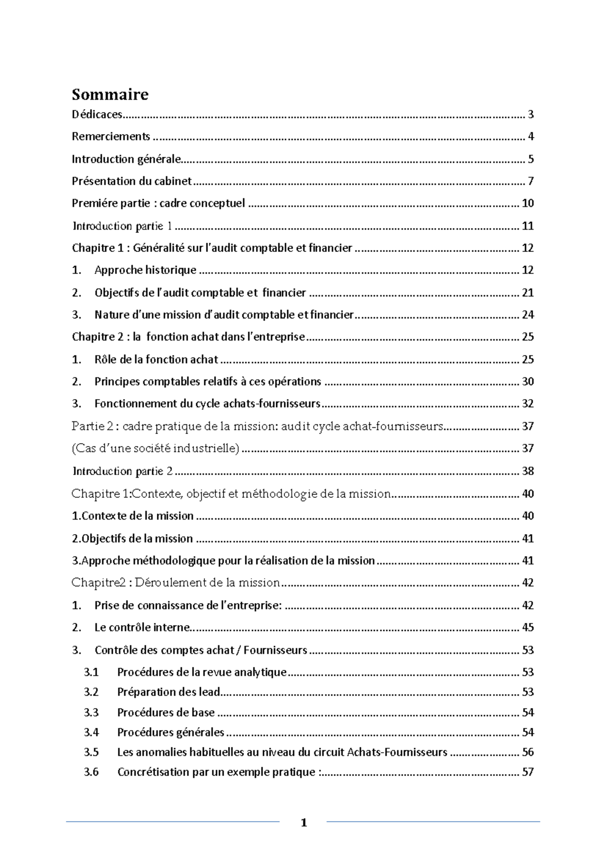 PFE 77 : Pratique de l'Audit sur le Cycle Achats-Fournisseurs - Studocu