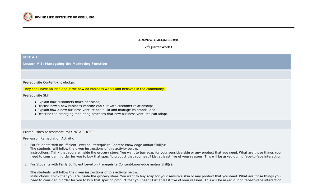 ATG-Entrep-2Q-W1-5-22-23: Adaptive Teaching Guide for Entrepreneurship ...