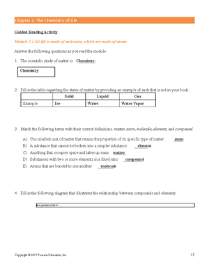 Chapter 3 Reading Guide - Chapter 3: The Cell: The Fundamental Unit of ...