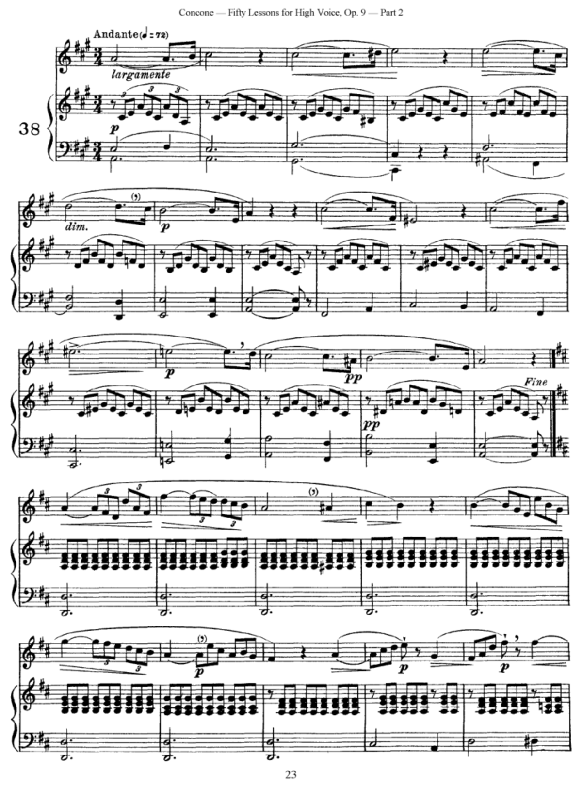 Concone Fifty Lessons for High Voice, Op. 9 Part 2 Study Notes - Studocu
