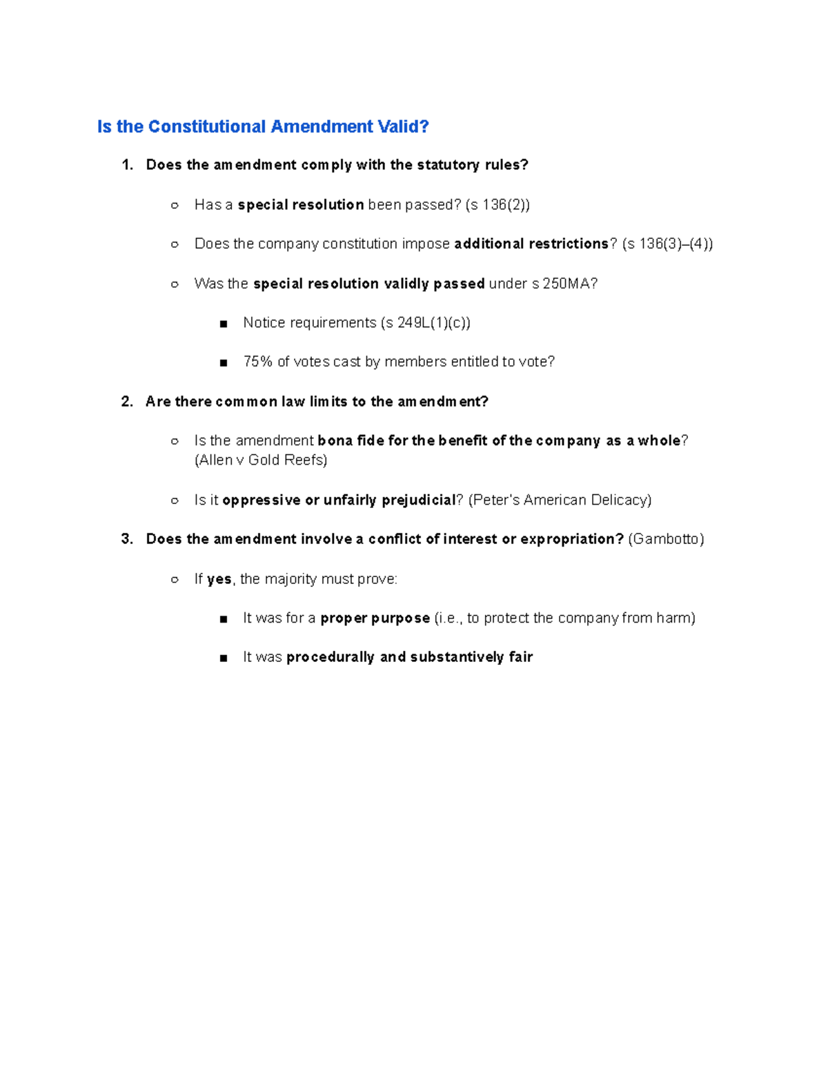Quick Scaffold for Mid Sem Assignment: Constitutional Amendment ...