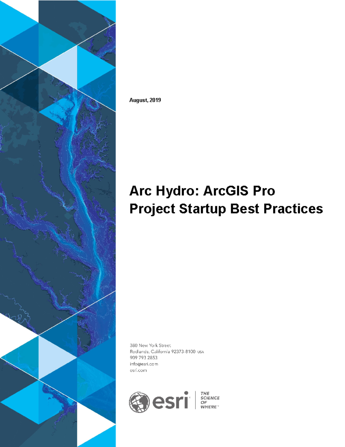 Best Practices for Arc Hydro Project Startup in ArcGIS Pro - Studocu
