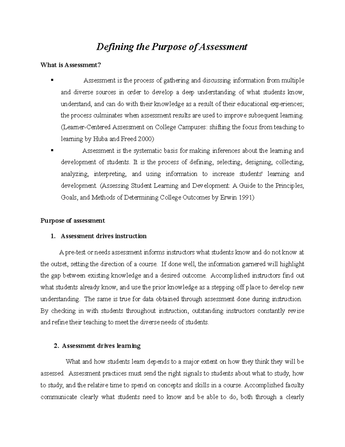 Designing Meaningful Performance-Based Assessment - Defining the ...