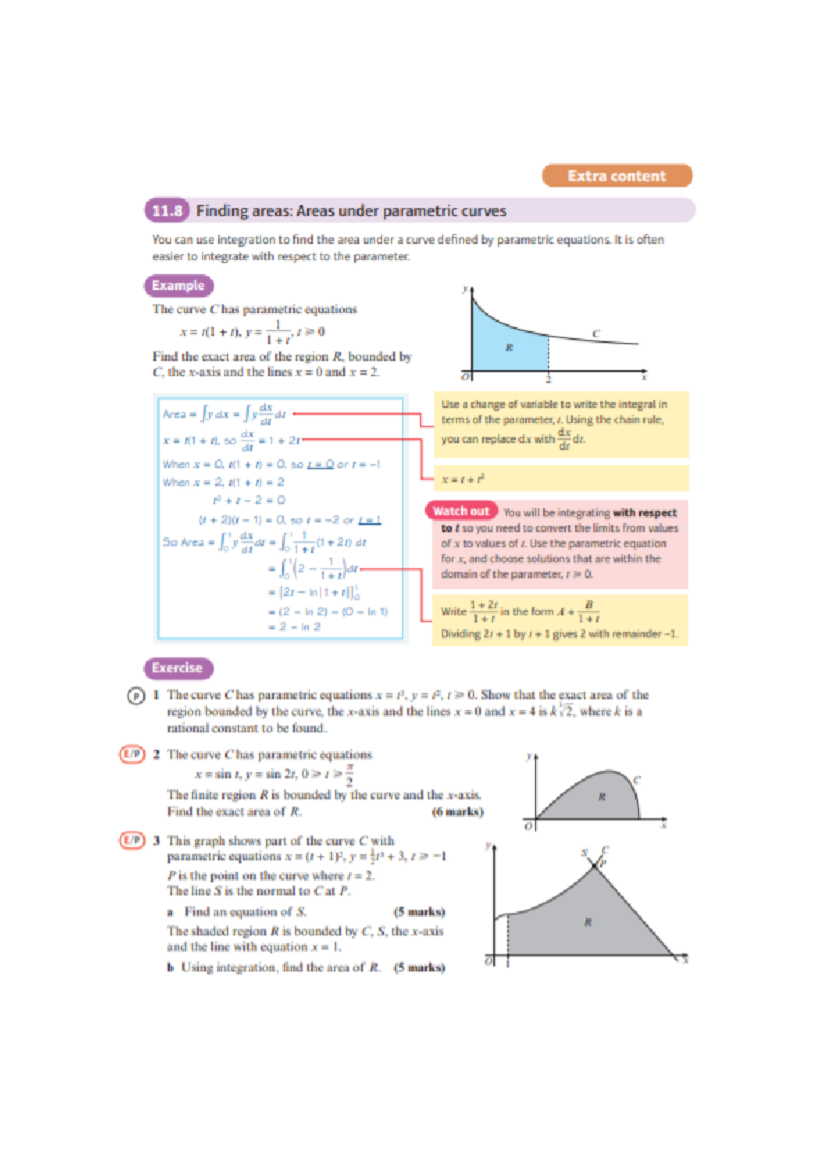 Final Exam - MATH 210: Parametric Integration & Area Under Curves - Studocu